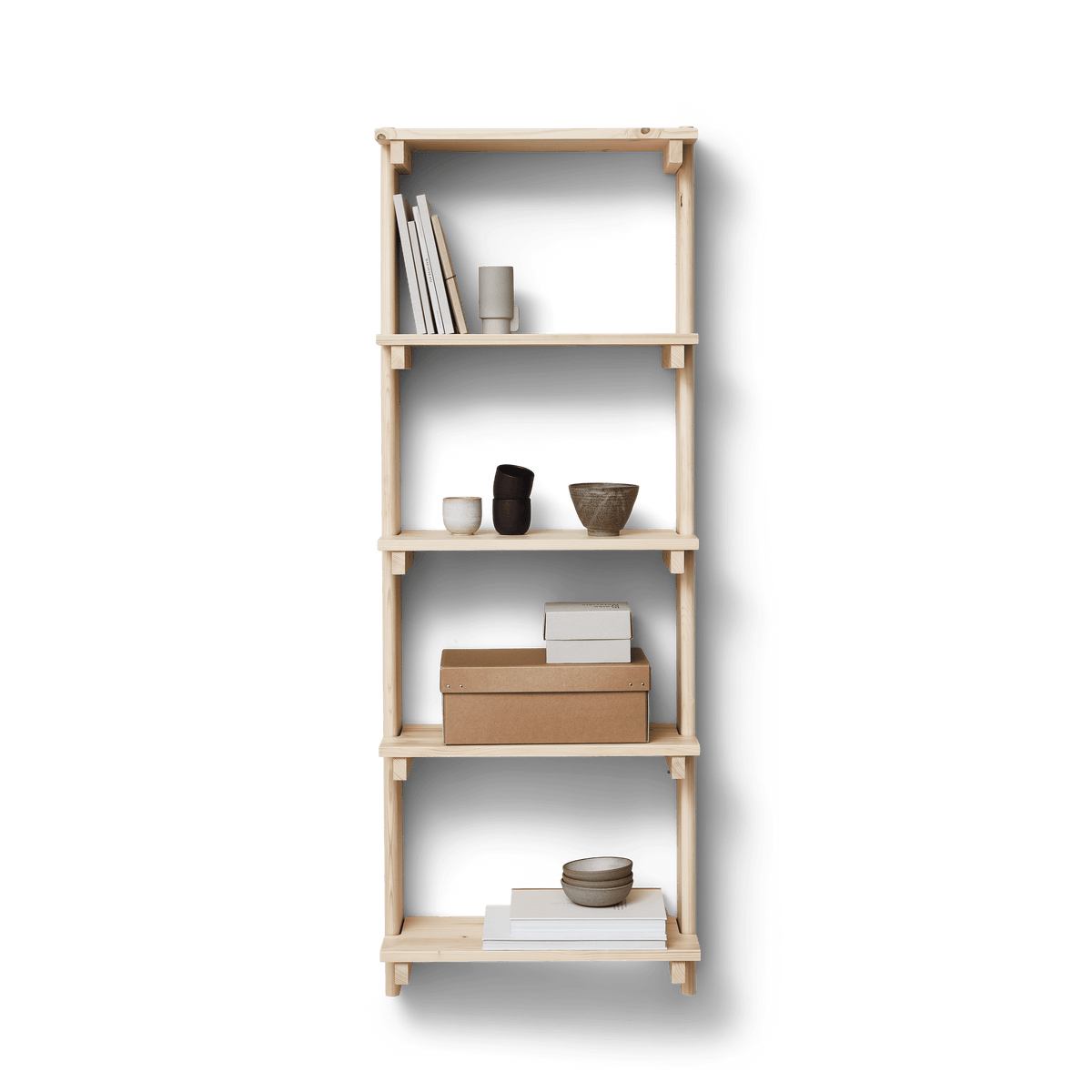 Form & Refine Beam Wall Shelf 5, Pine – M Collection Home + Design