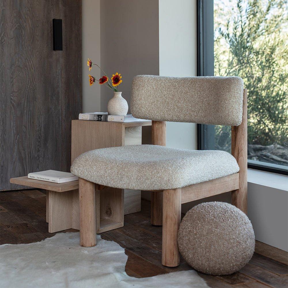 Teddy Accent Chair - Column Legs – M Collection Home + Design
